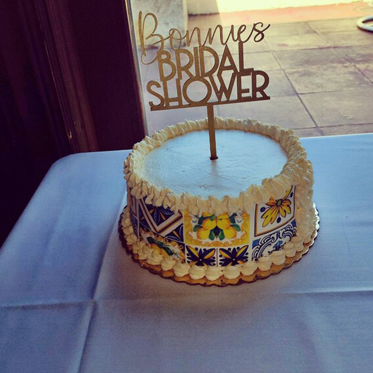 Amalfi Tiles Italian Edible Icing Cake Wrap – Deezee Designs