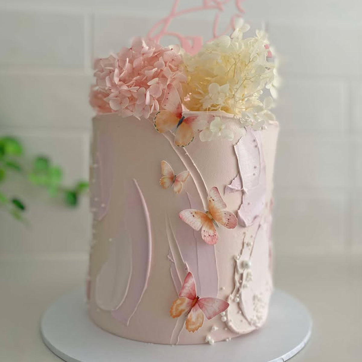 Pale Pastel Pink Pre-cut Edible Wafer Paper Butterflies in Mandurah ...