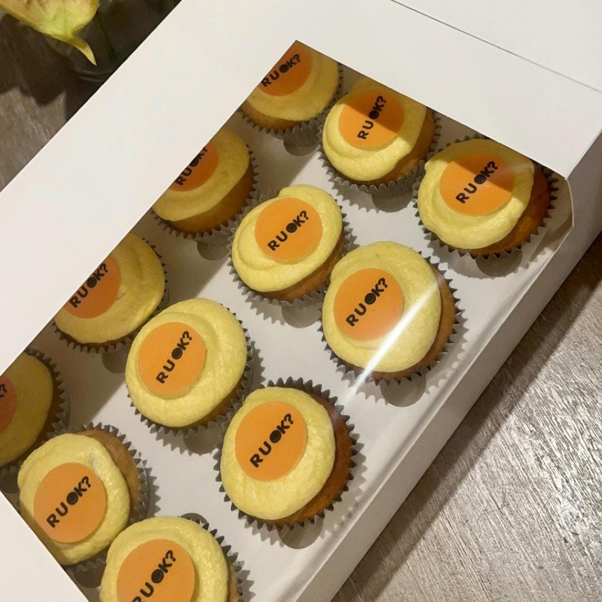 RUOK Pre-cut Mini Edible Cupcake or Cookie Toppers – Deezee Designs