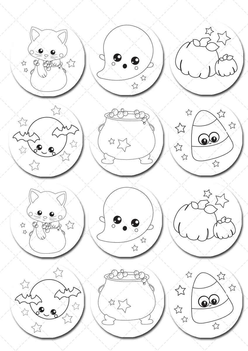 Halloween Pre-cut PYO Cookie Toppers – Deezee Designs