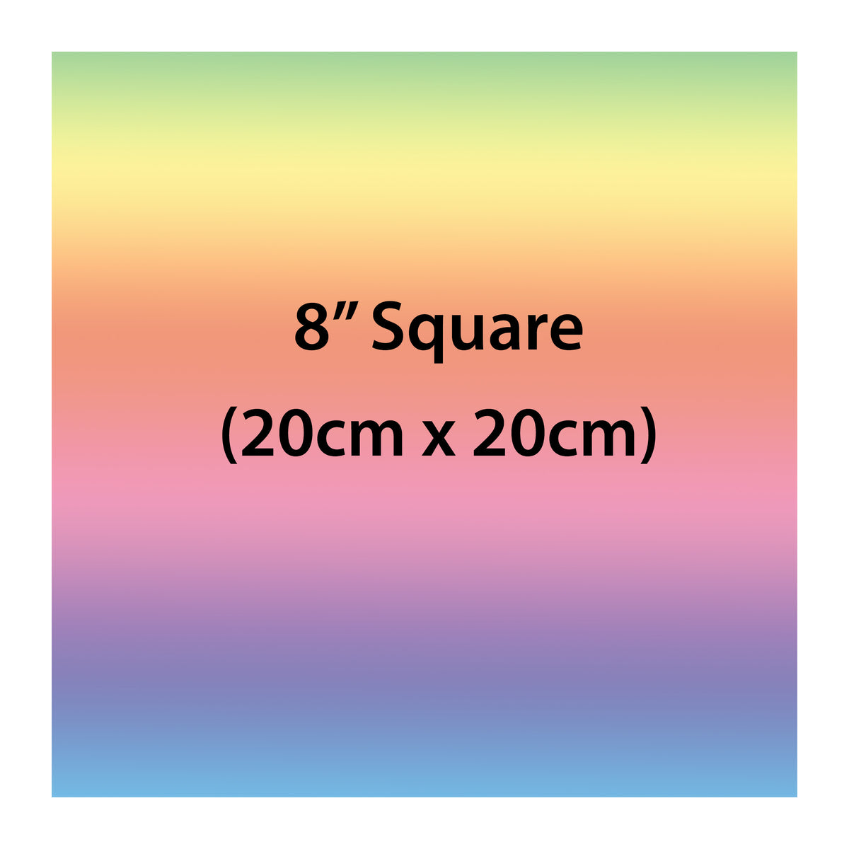 8" Square Custom Edible Icing Image Cake Topper – Deezee Designs