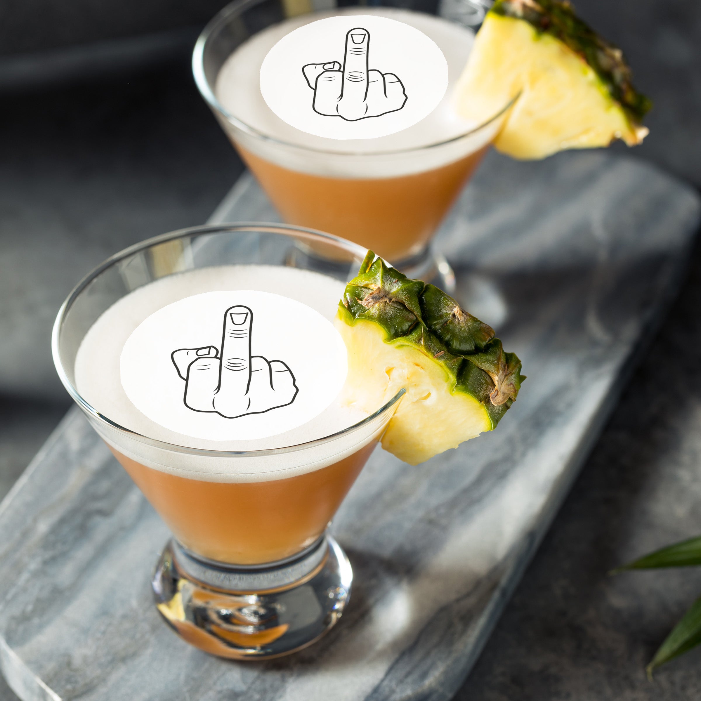 Middle Finger Cheeky Rude Edible Cocktail Drink Toppers in Mandurah and ...