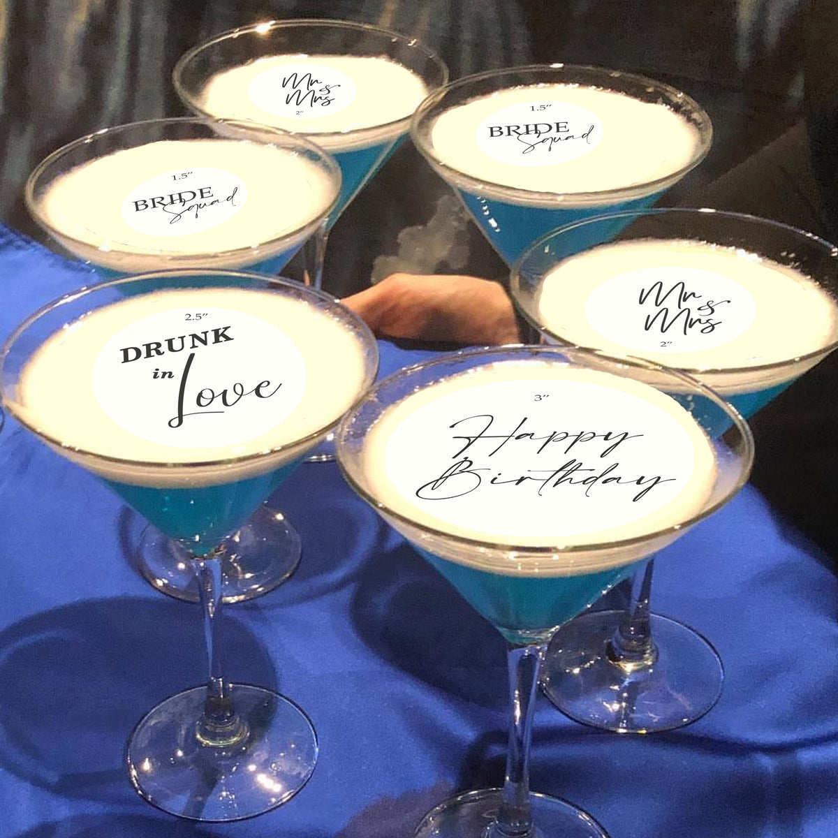 Sample Pack Edible Cocktail Drink Toppers – Deezee Designs