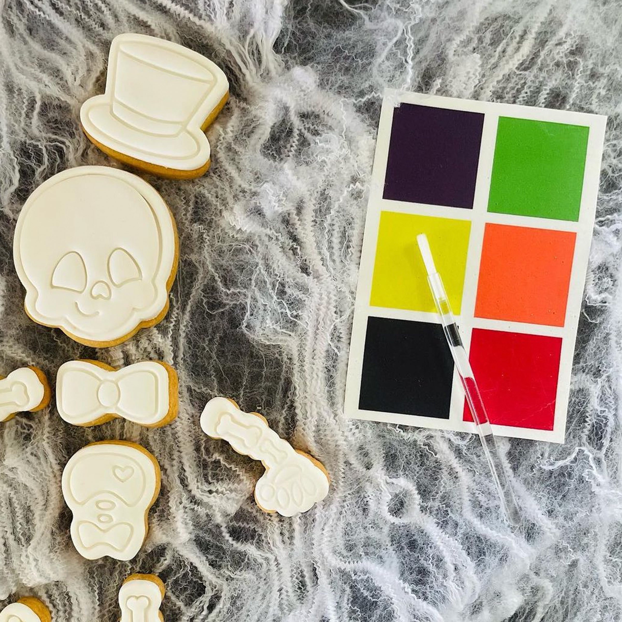 Paint Your Own PYO Edible Halloween Palettes for Cookies - Sheet of 10 ...