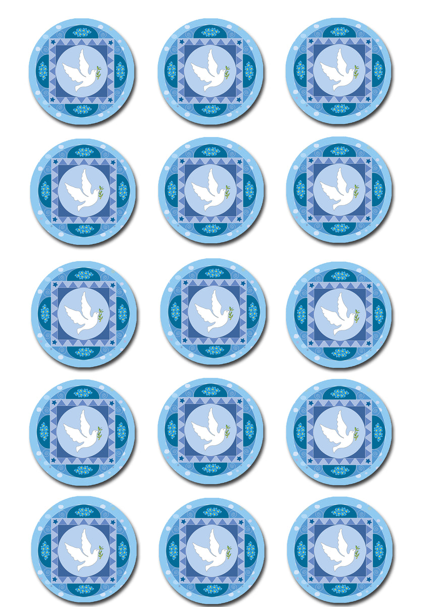 Confirmation Edible Cupcake Toppers – Deezee Designs