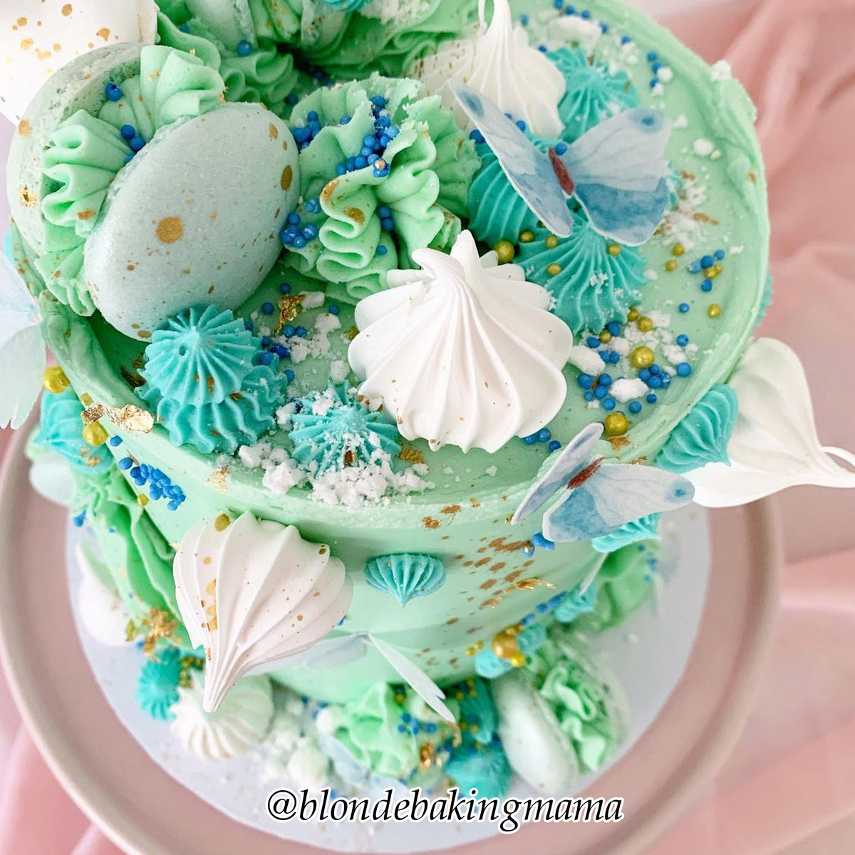 Light Blue Pre-cut Edible Wafer Butterflies – Deezee Designs